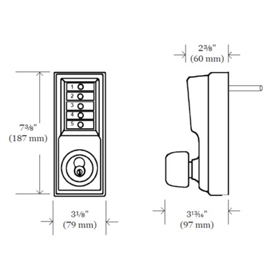 dormakaba EE1011/101126D41 - Keyless Door Locks | QH