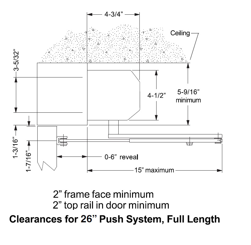 Falcon 8242-AL - Falcon Automatic Door Operator - ADA Compliant Low ...