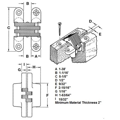 Soss 220 - Soss Invisible Hinges | QH